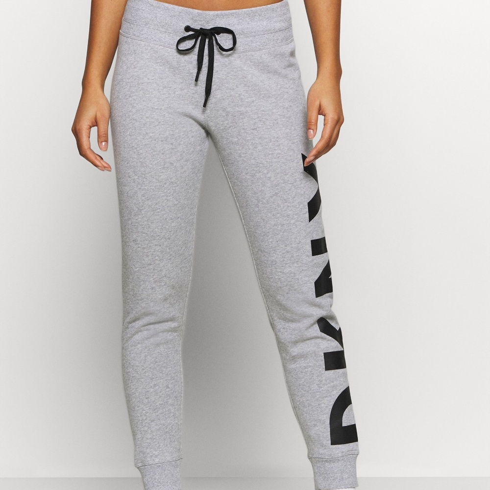 Dkny Sport Exploded Logo Fleece Joggers Pants, Pearl … - Gem